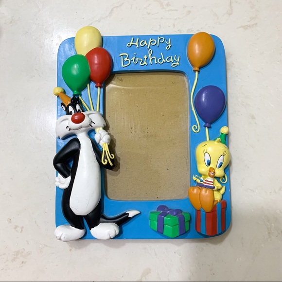 Warner Bros. | Accents | Vtg Warner Bros Looney Tunes Happy Birthday ...